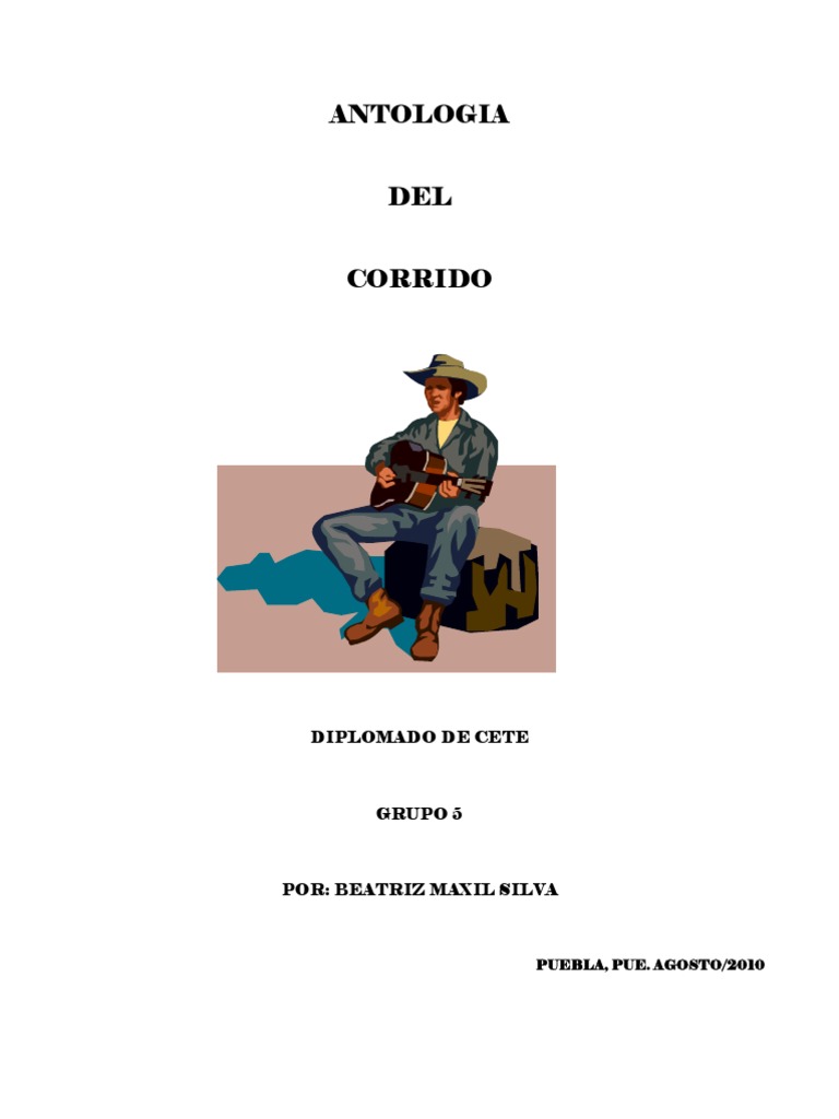 Antología Del Corrido | PDF | Corrido | México