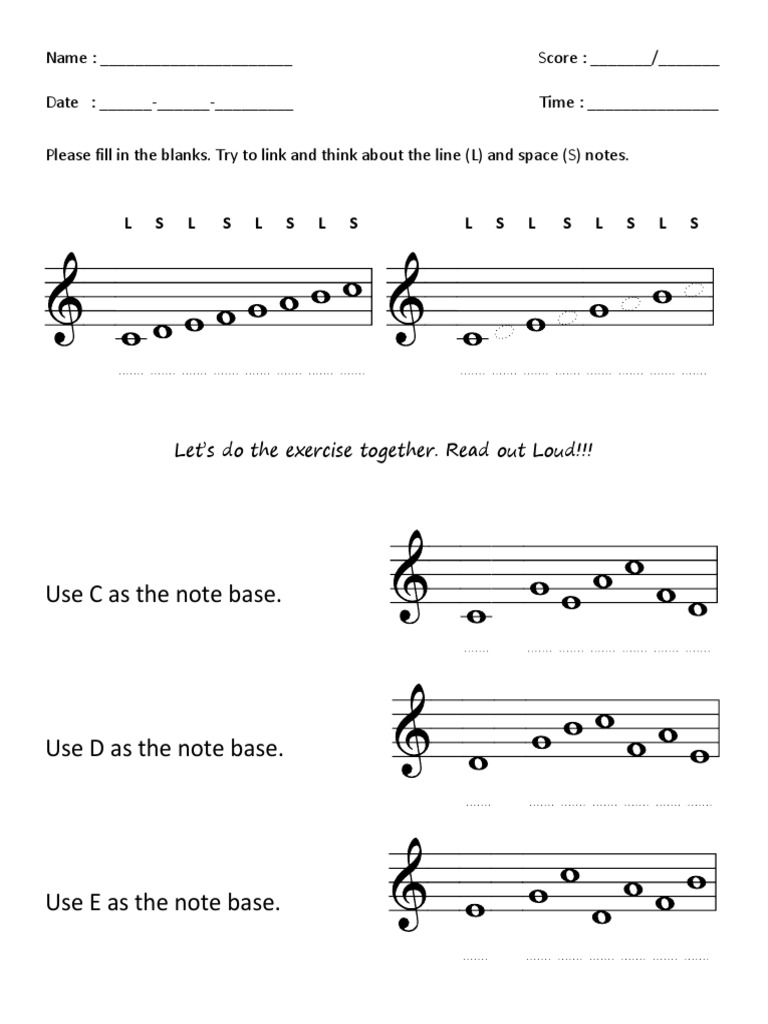 Theory Exercise for Note Bases | PDF