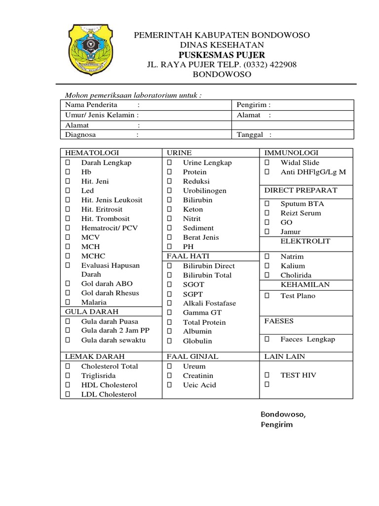 Lembar Cek Lab | PDF | Biomolecules | Lipid