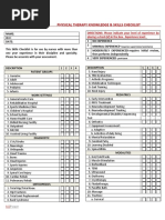 Range of Motion Evaluation Chart | PDF | Anatomical Terms Of Motion ...