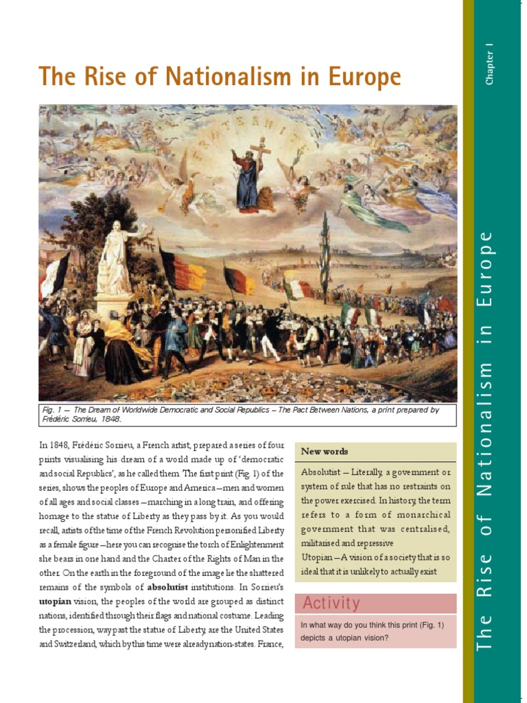 The Emergence of Nationalism and the Nation-State in Nineteenth Century ...