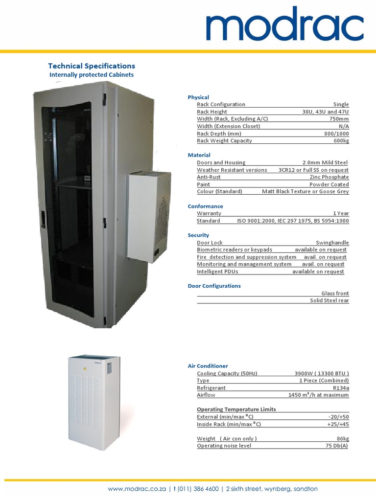 IP65 Rated Coolrac Enclosure | PDF | Air Conditioning | Building ...