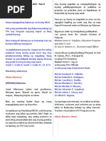 Pta Emcee's Script | PDF