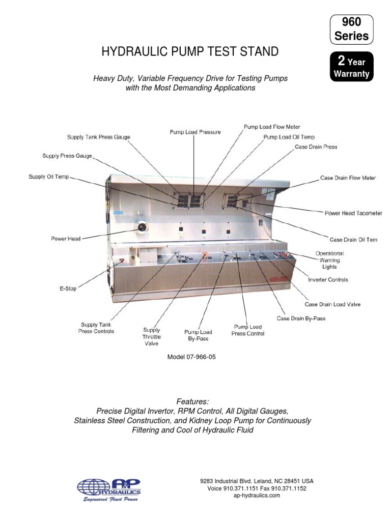 Pump Test Bench | PDF | Valve | Pump
