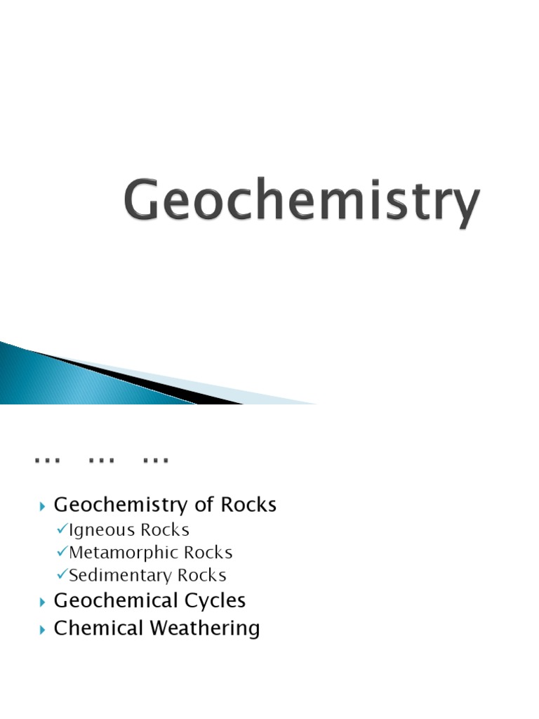 Introduction to Geochemistry | Geochemistry | Earth | Free 30-day Trial ...