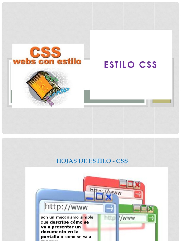 Hojas de Estilo en Cascada-CSS | PDF | Hojas de estilo en cascada | HTML