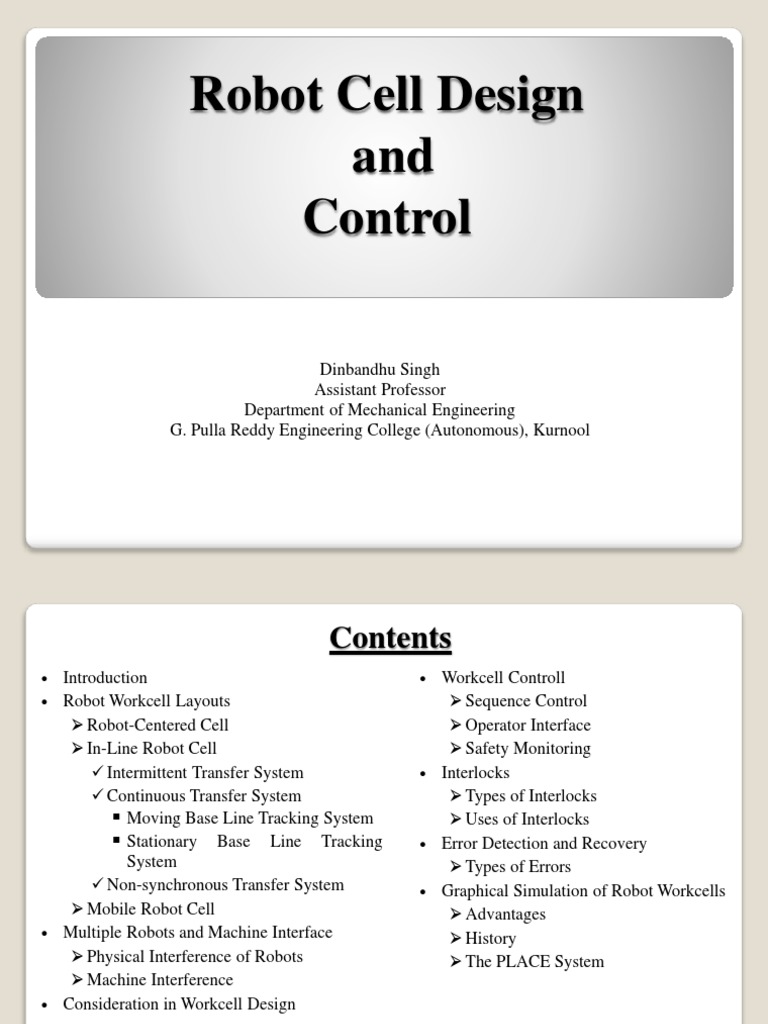 Robot Cell Design | PDF | Robot | Robotics