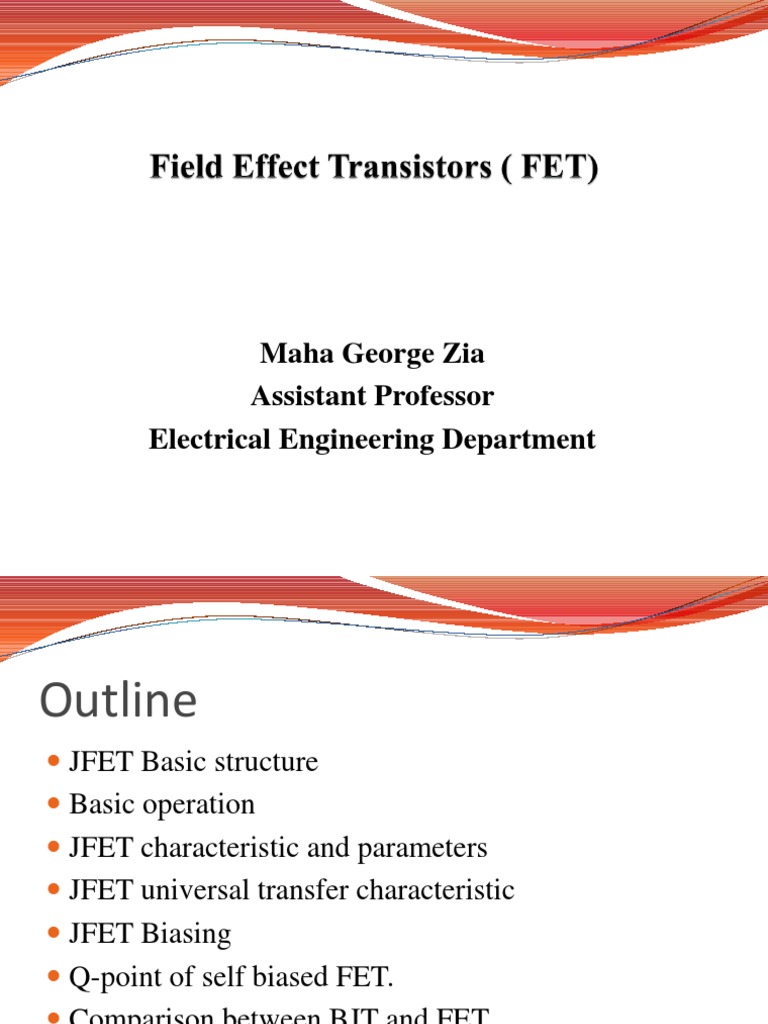 FET Transistors | PDF | Field Effect Transistor | Bipolar Junction Transistor