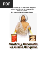 Manual de Celebración de La Palabra Por Un Laico | PDF | eucaristía | Misa (liturgia)