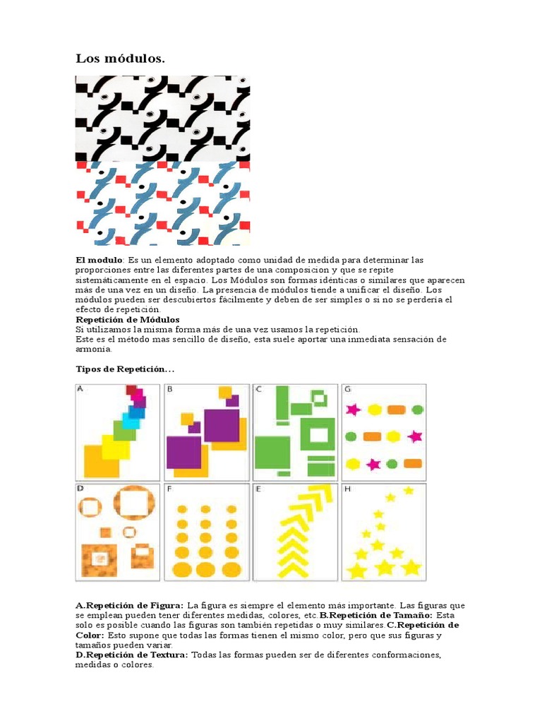Repetición y Módulos | Espacio | Color