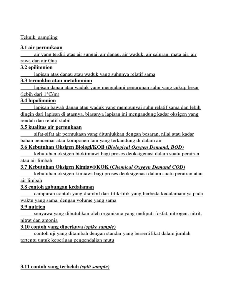 Bahan UAS KIMIA LINGKUNGAN | PDF