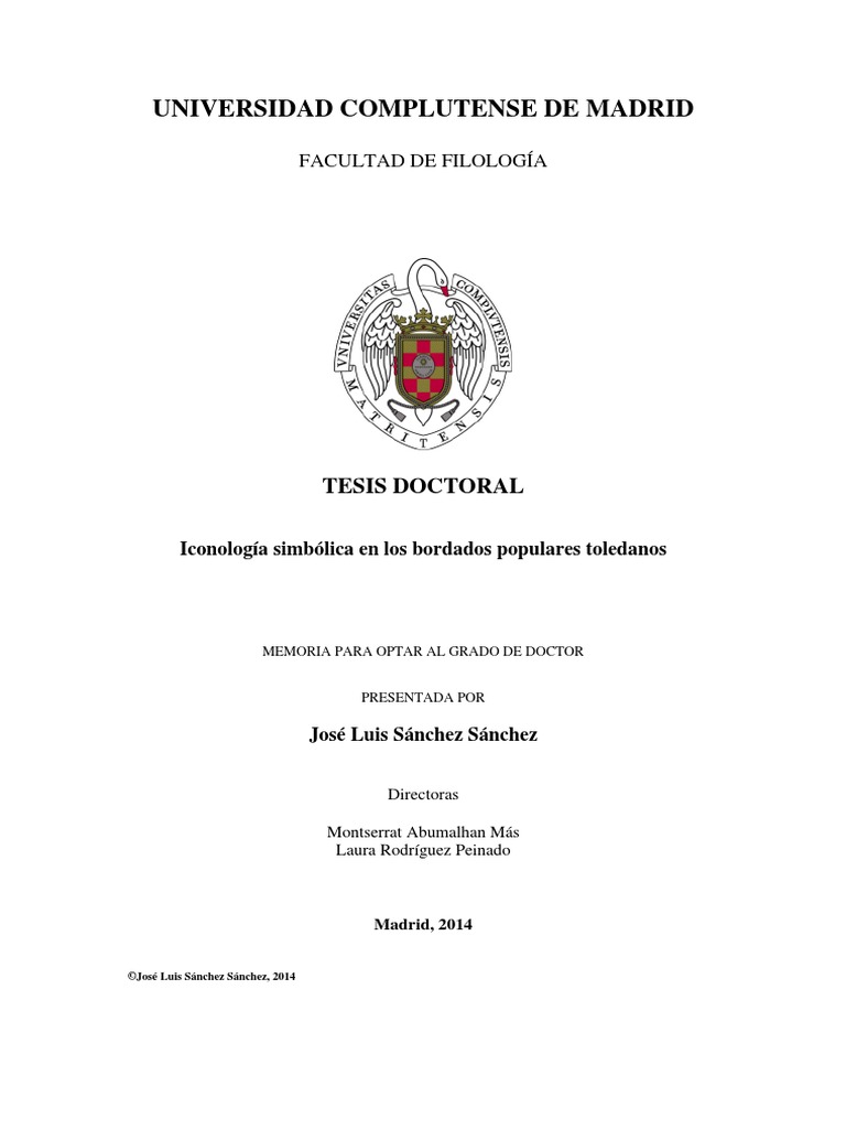 memoria de doctorado de bordados españa | PDF | Los símbolos | Ciencia ...