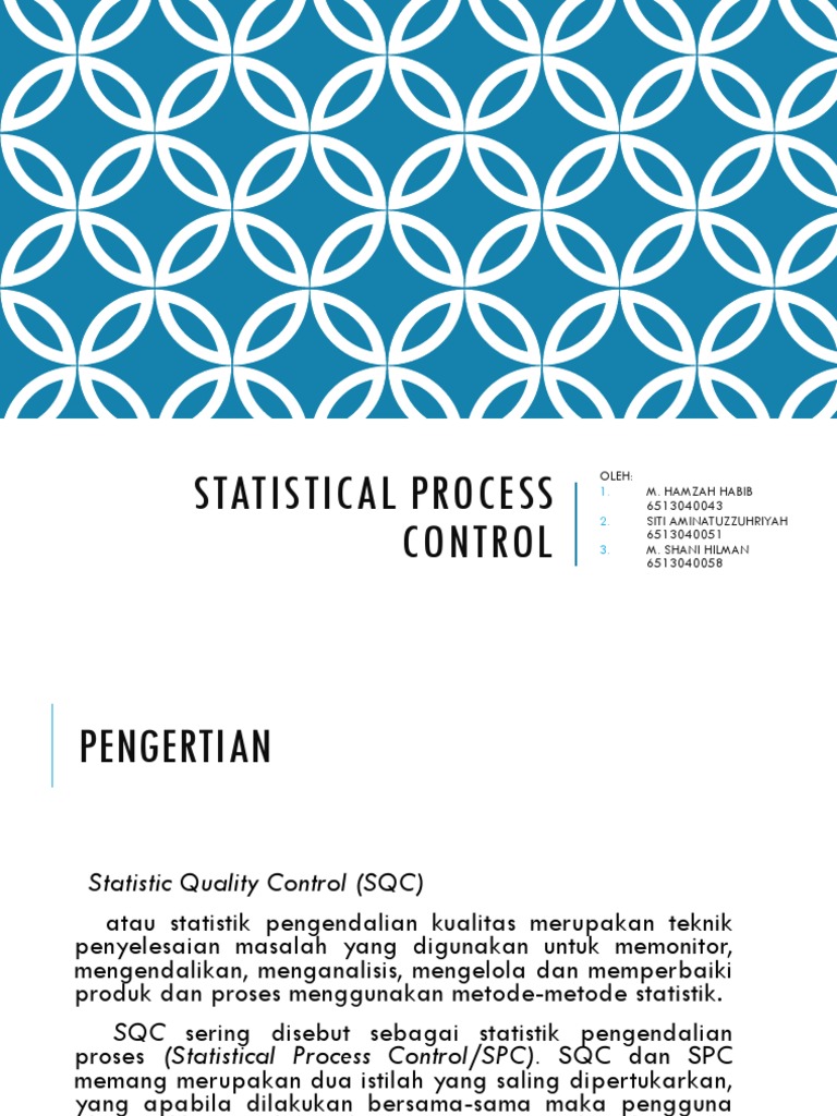 Statistical Process Control | PDF