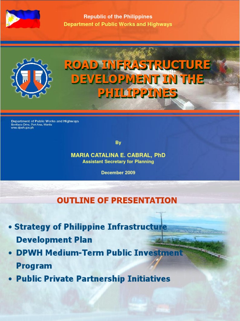 Road Infrastructure Development in The Philippines - PPT Decem PDF | PDF