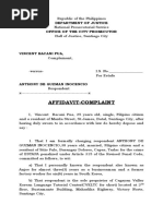 Sample Complaint Affidavit For Estafa | PDF | Board Of Directors ...