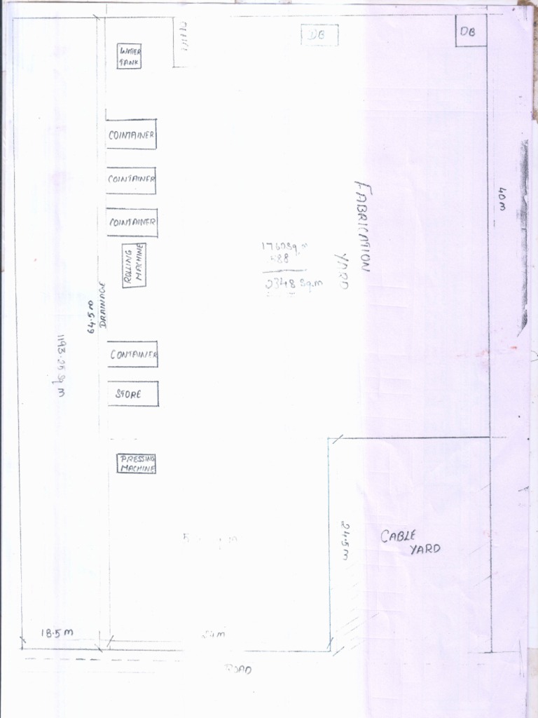 Fabrication Yard Layout | PDF