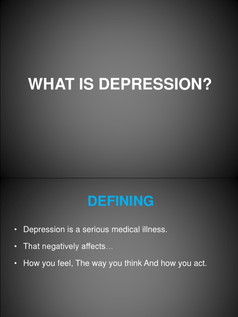 What Is Depression | PDF