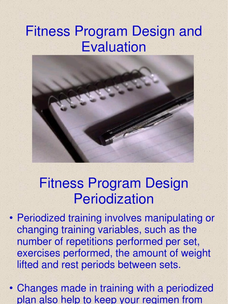 10 Fitness Program Design and Evaluation | PDF | Physical Fitness ...