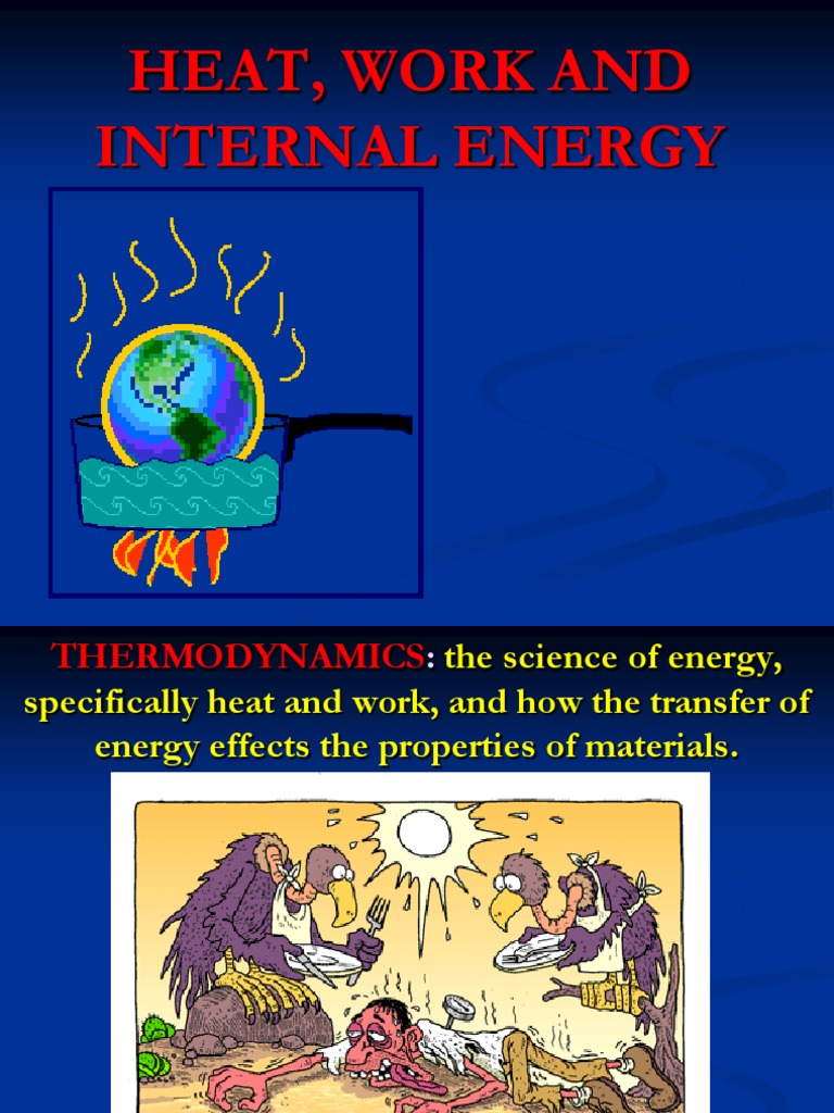 Heat Work and Internal Energy | Heat | Thermodynamic Equilibrium