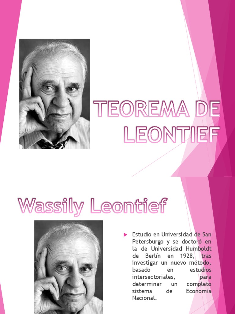 Teorema de Leontief | PDF | Verdad lógica | Ecuaciones