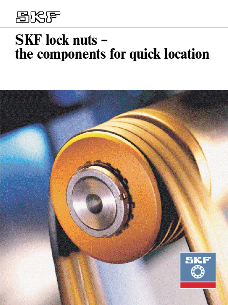 SKF Lock Nuts PDF | PDF