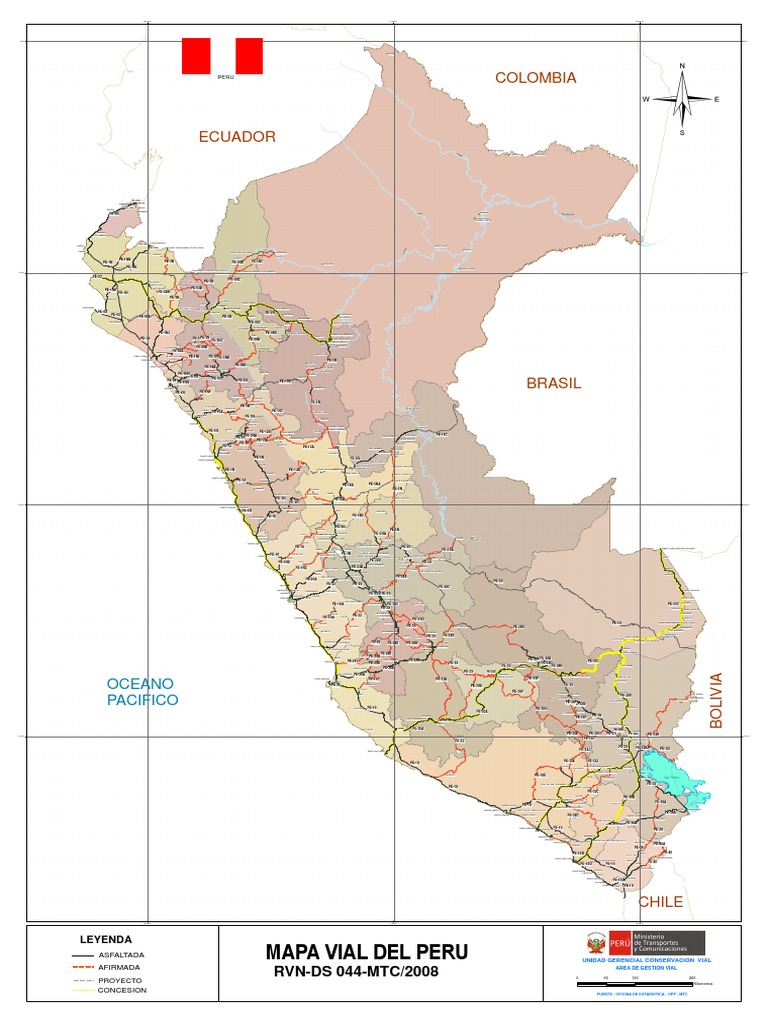 Mapas Red Vial Nacional Estado de La VÃ A | PDF