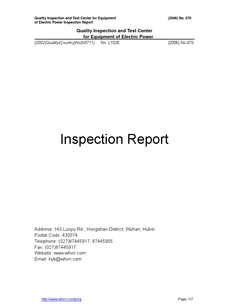 Report of Type Test For 500kV LA | PDF | High Voltage | Electric Arc