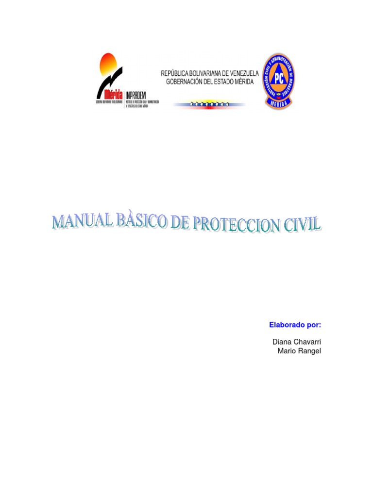 Manual de Proteccion Civil Basico | PDF | Defensa Civil | Vulnerabilidad