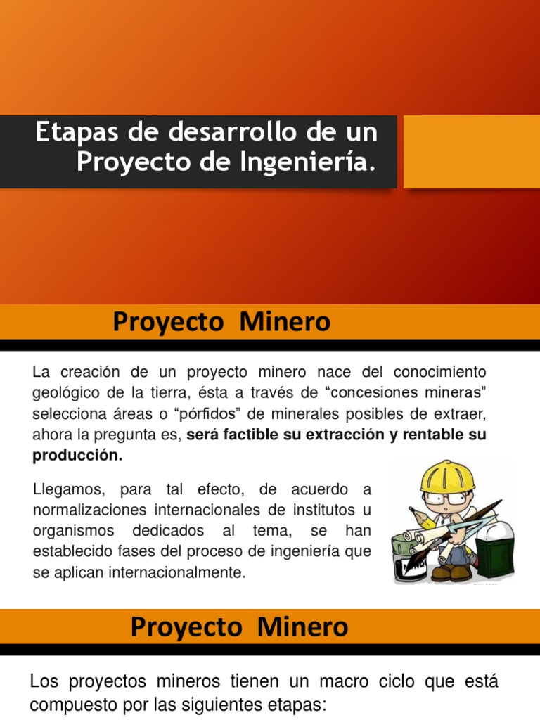 01 - Etapas de Desarrollo de Proyectos DE INGENIERÍA | PDF | Ingeniería ...