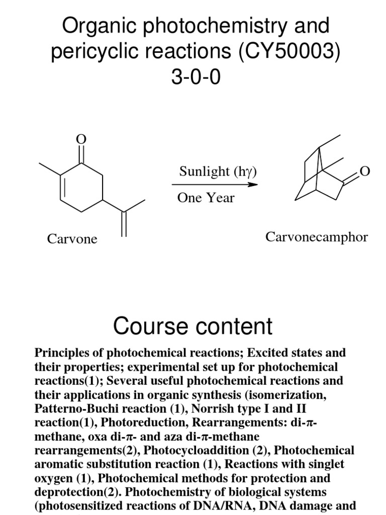 photochemistry 1 | Photochemistry | Radical (Chemistry)