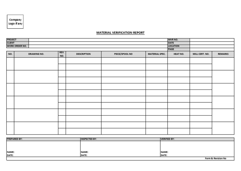 Sample MVR Form | PDF