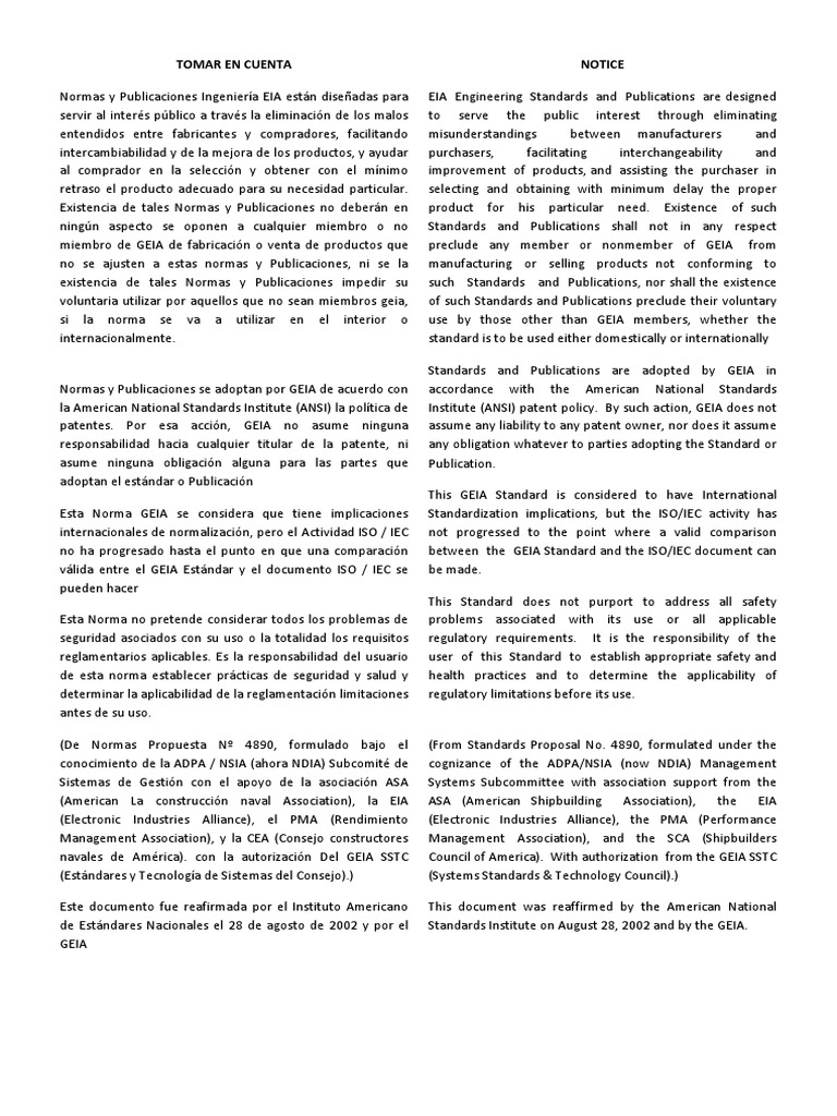 Eia 748 B | Descargar gratis PDF | Responsabilidad | Liderazgo