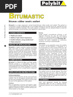 Bitumastic Sealant Technical Data Sheet | PDF | Asphalt | Concrete