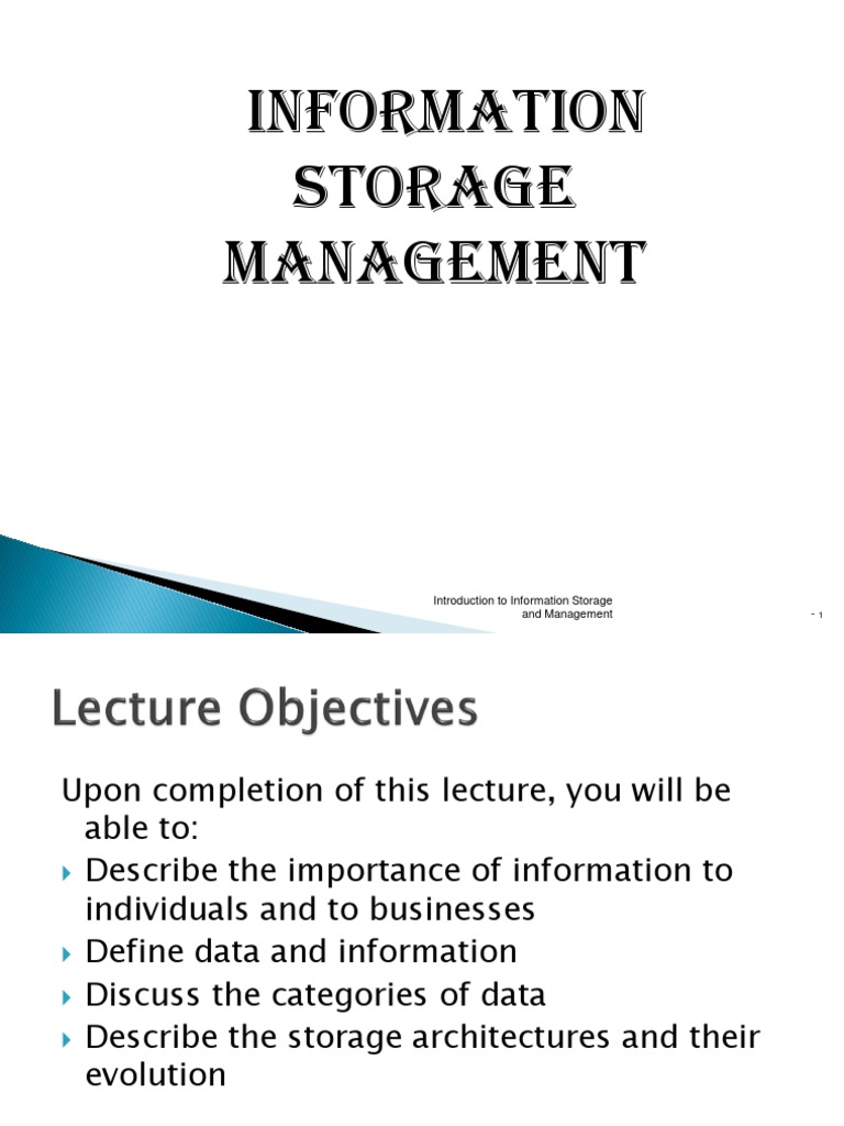 Chapter 1 - Introduction To ISM | PDF | Databases | Computer Data Storage