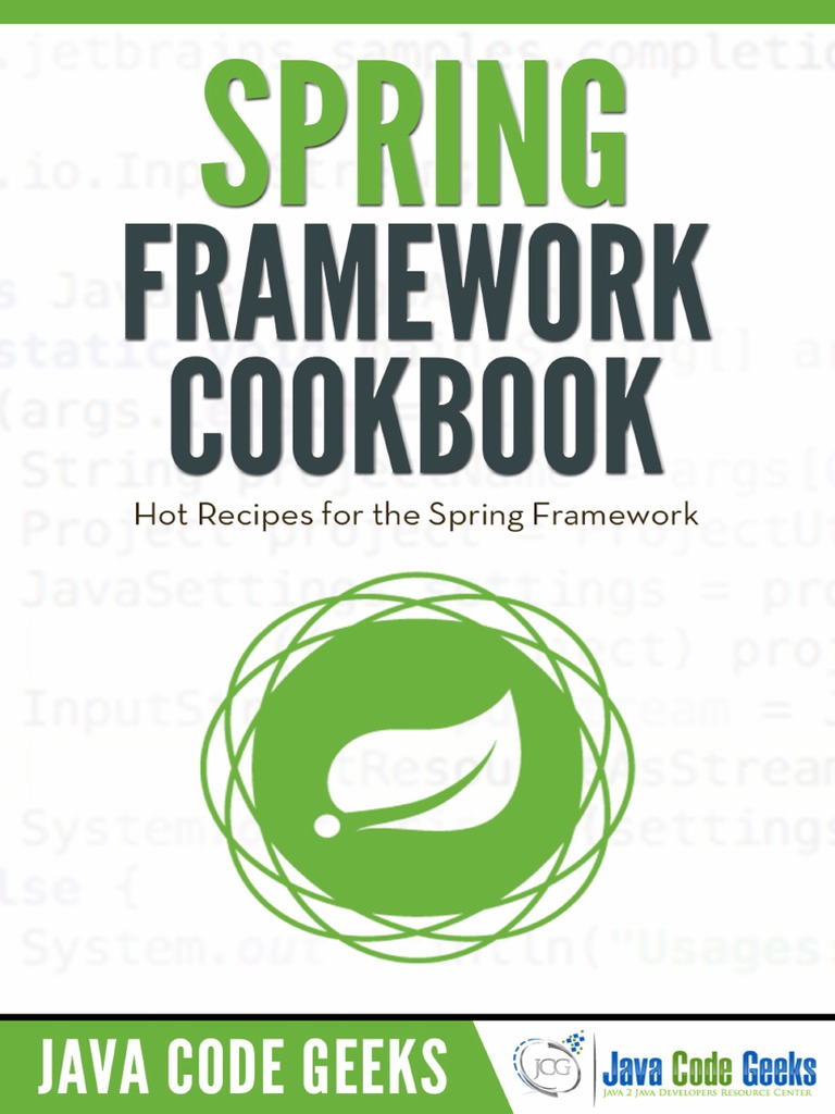 Spring Framework Cookbook PDF | PDF | Spring Framework | Enterprise Java Beans