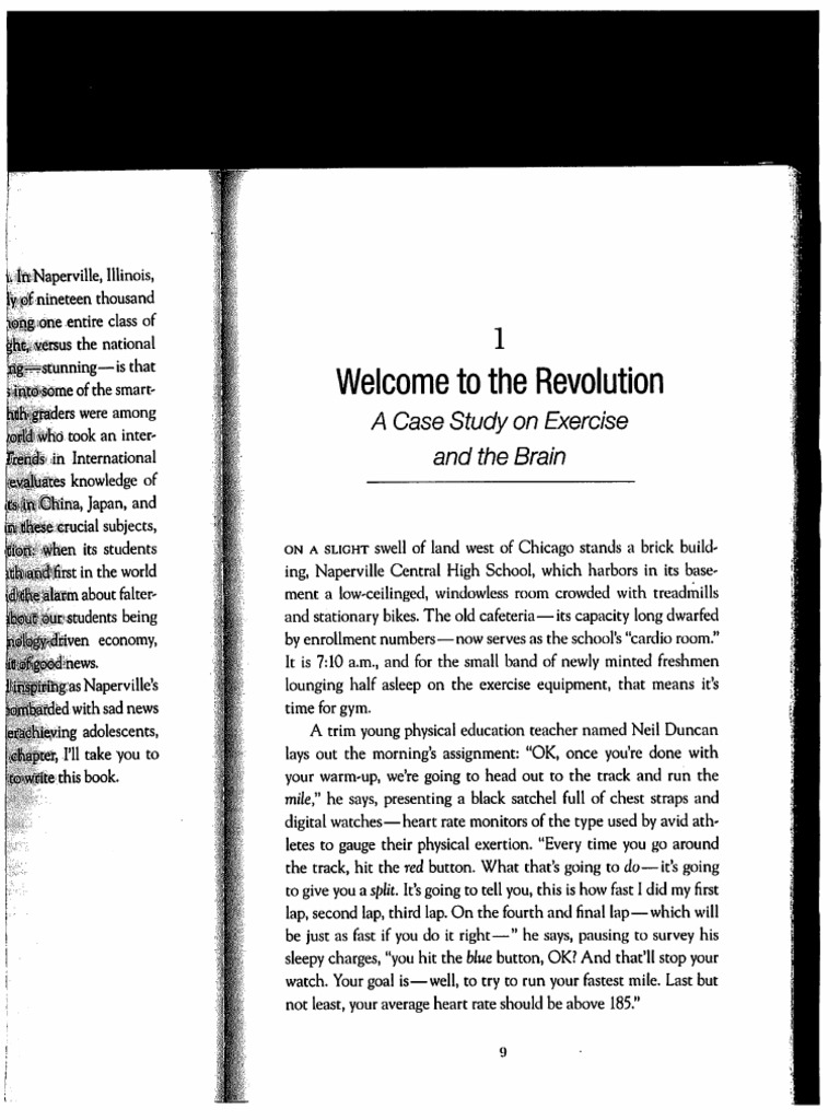 Spark by John Ratey - Chapter 1 PDF | PDF | Physical Education | Schools