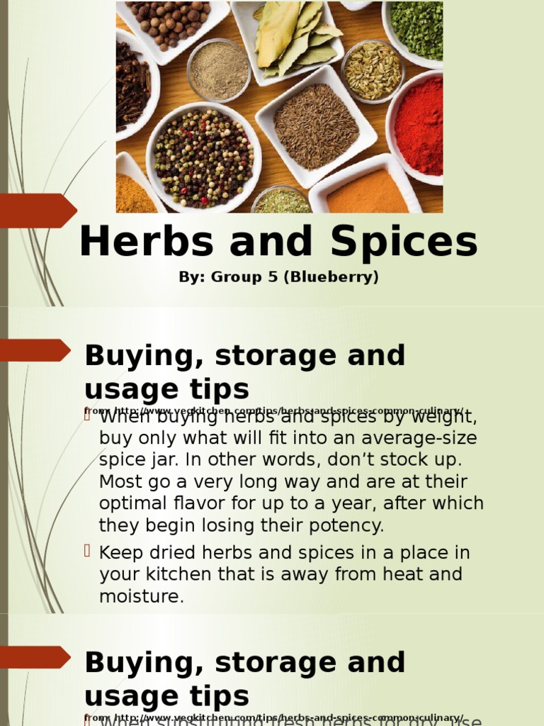 Herbs and Spices | PDF | Curry | Indian Cuisine