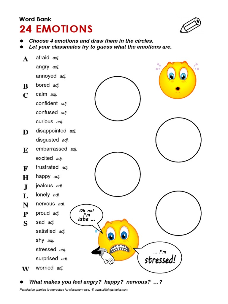 Wordbank Emotions | PDF
