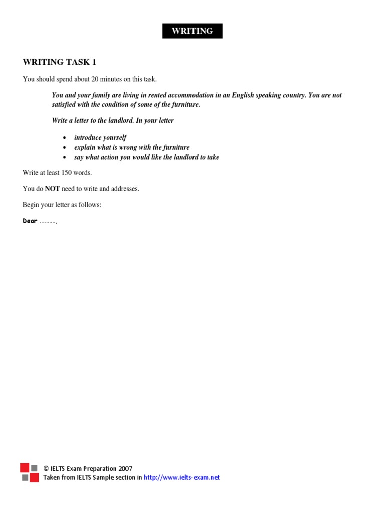 IELTS Sample Writing General Task 1 1 PDF | PDF