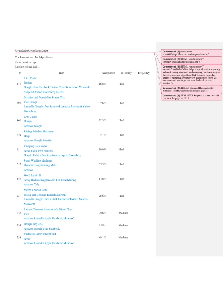 Leetcode Oj Pdf String Computer Science Matrix Mathematics 6234