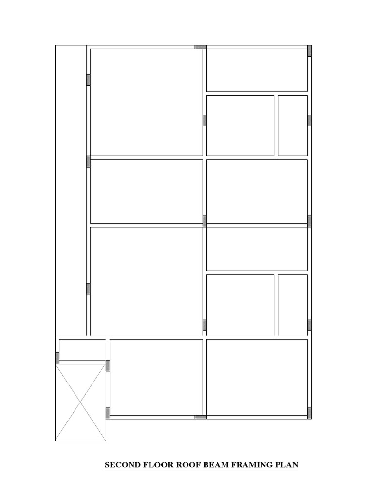Second Floor Roof Beam Framing Plan | PDF