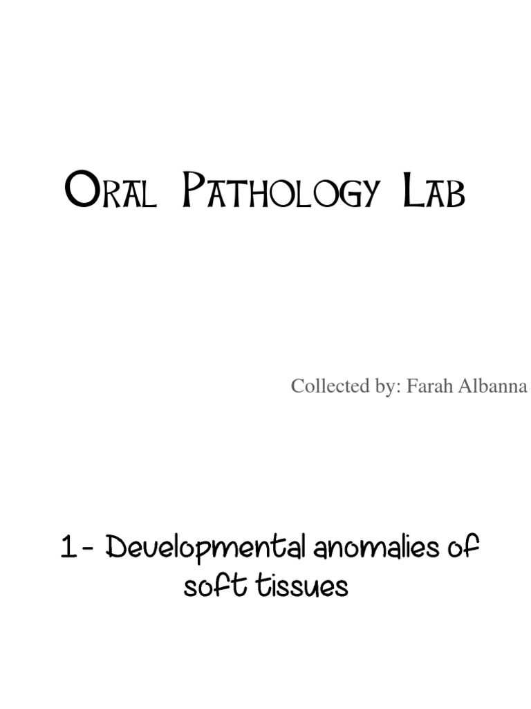Oral Patho Lab | PDF