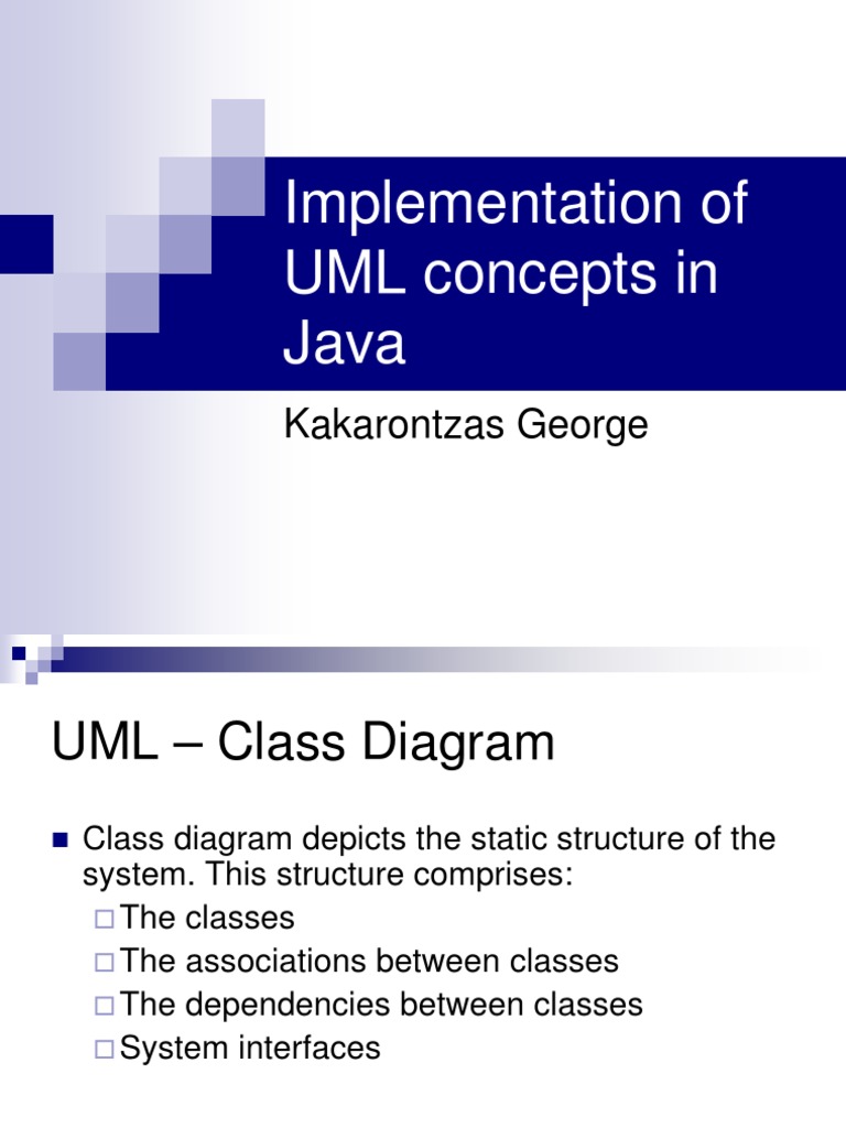 04 Implementation Uml Java Pdf Class Computer Programming Inheritance Object Oriented