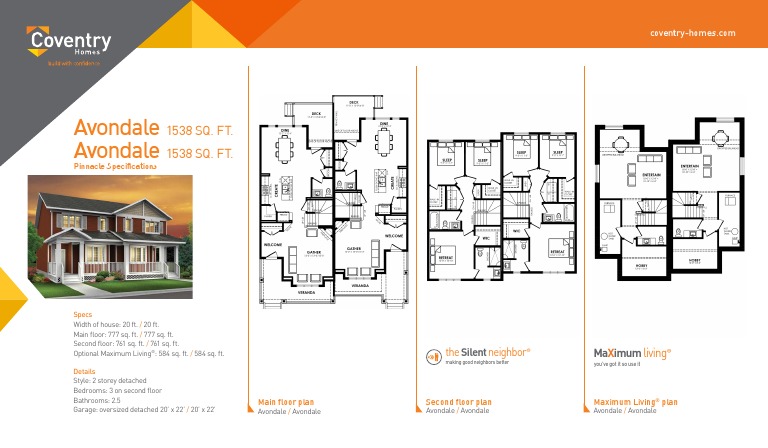 Avondale Floor Plan Overview | PDF