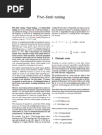 Musical Note Frequencies Chart | PDF | Music Theory | Pitch (Music)