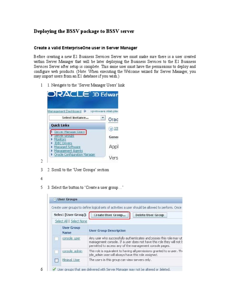 Deploying the BSSV package to BSSV server | PDF | Server (Computing ...