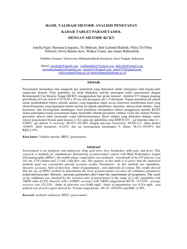 Jurnal Kelompok HPLC (Sukses Uas) | PDF