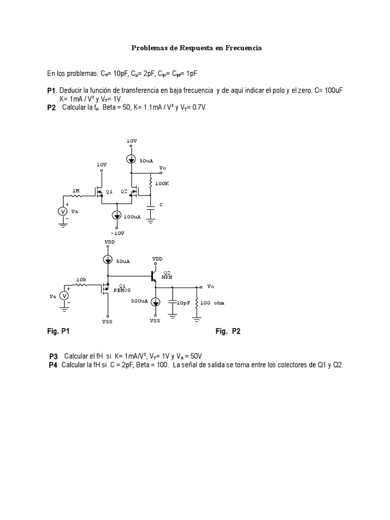Problemas RF 1 | PDF