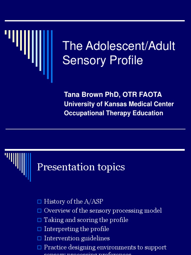 Adult Sensory Profile | Perception | Stimulus (Physiology)