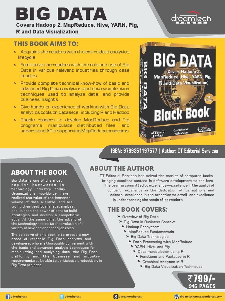 Big Data Black Book PDF | Apache Hadoop | Big Data